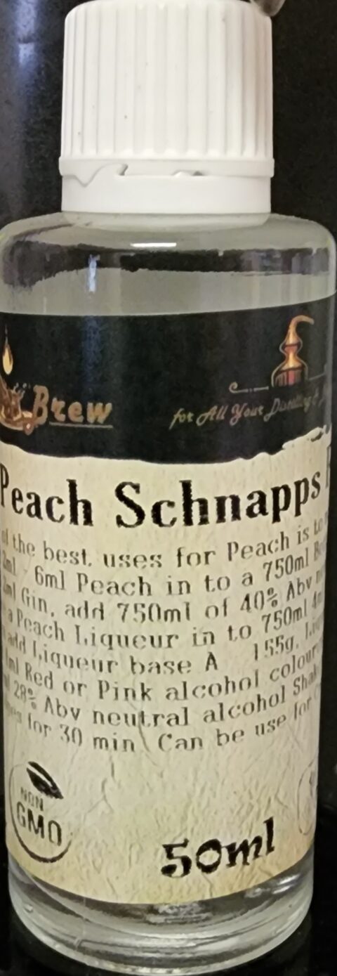Peach Schnapps Flavour 50ml | DistillBrew
